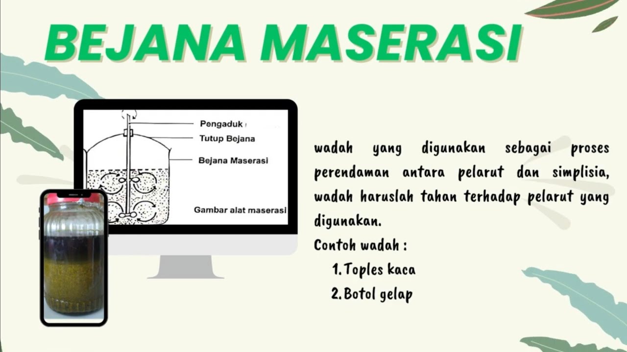 PANDUAN MASERASI METODE DAN APLIKASI DALAM PENGOLAHAN BAHAN ALAM ...