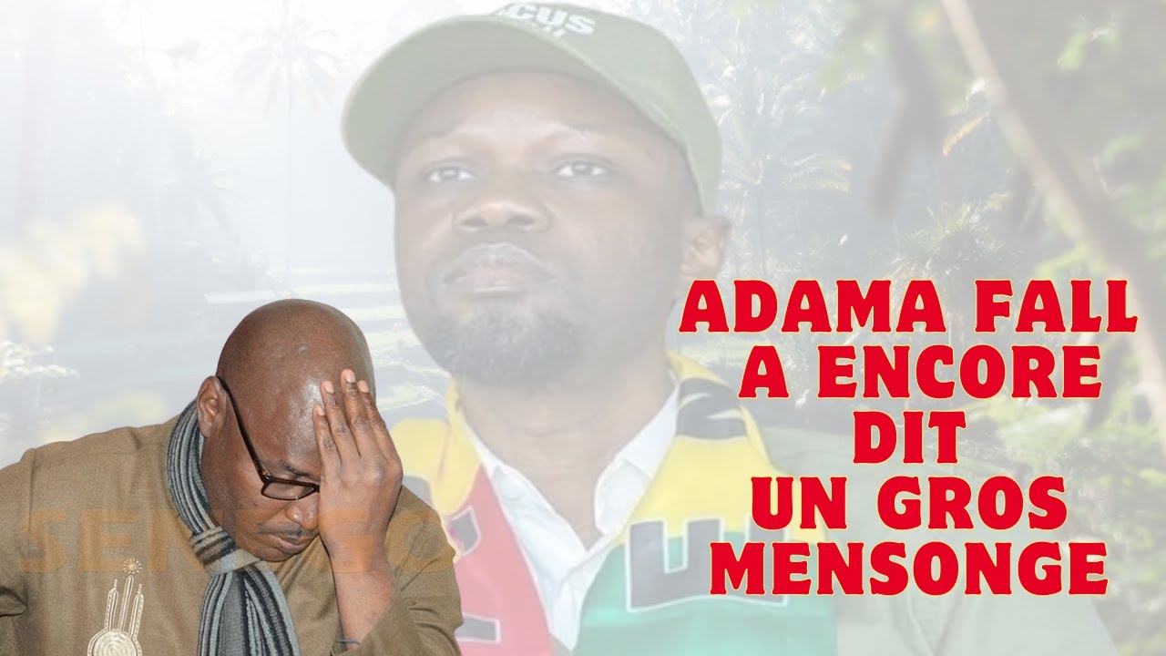 Adama Fall bat le record des menteurs de la république du Sénégal ...