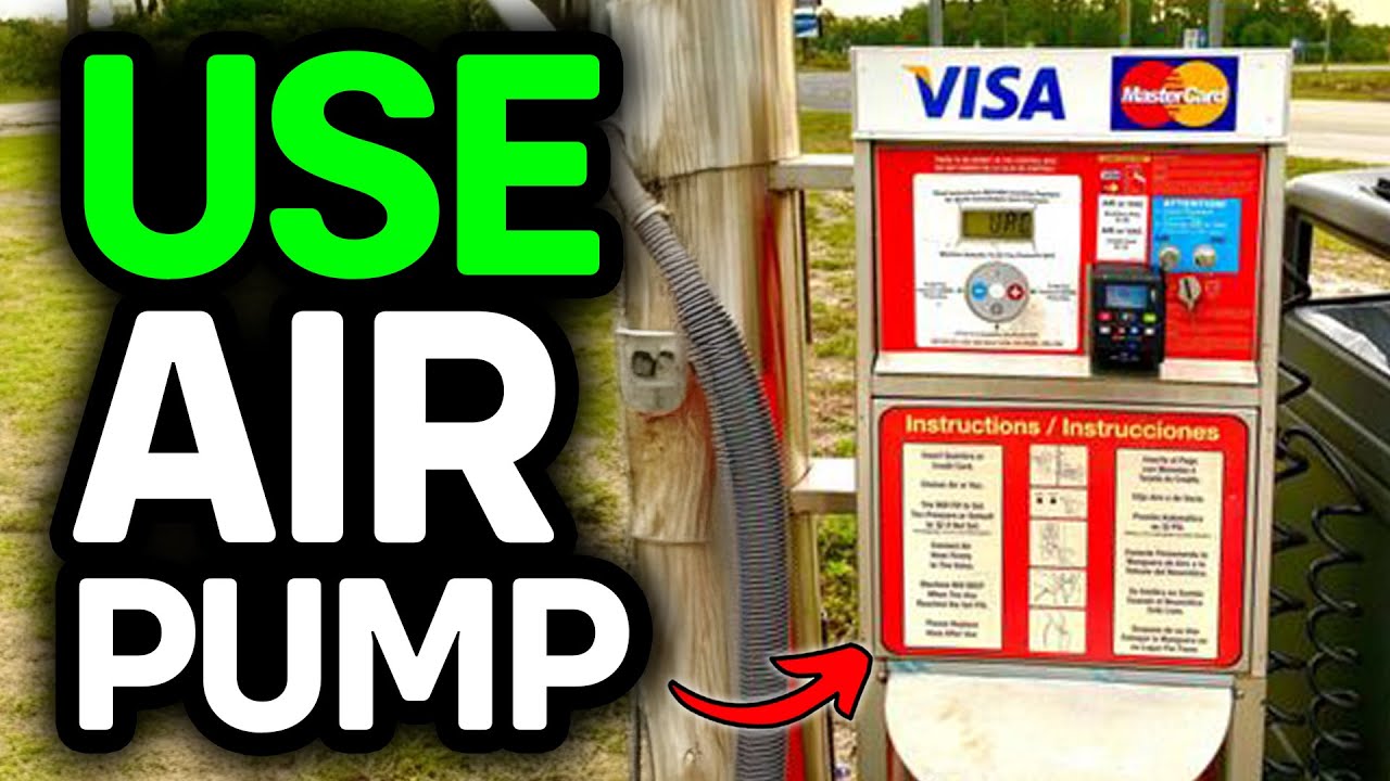 How To Use Air Pump At Gas Station - Learn Fast! - YouTube