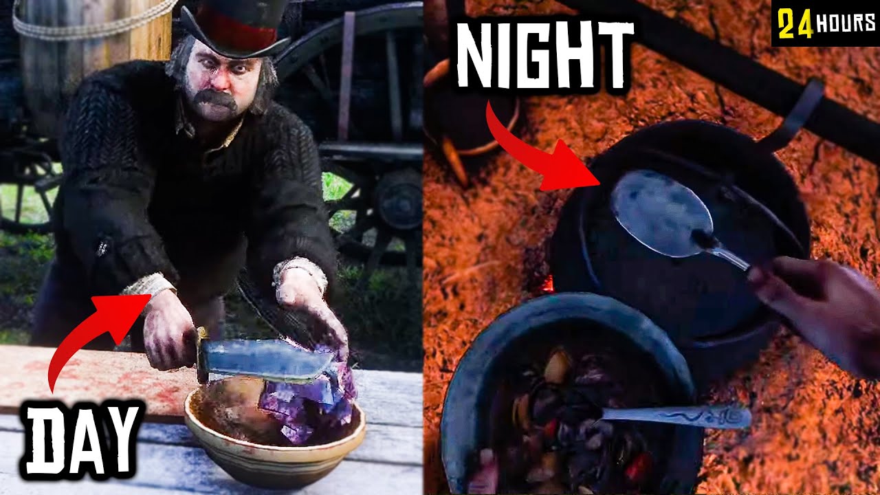 24 Hours, Following The Chef, Mr Pearson in RDR2 🔪🥩 (You Won't Believe ...