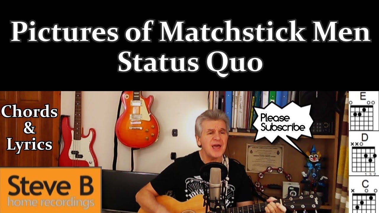 Pictures of Matchstick Men - First Status Quo Hit - 🎸Guitar -🎵 Chords ...