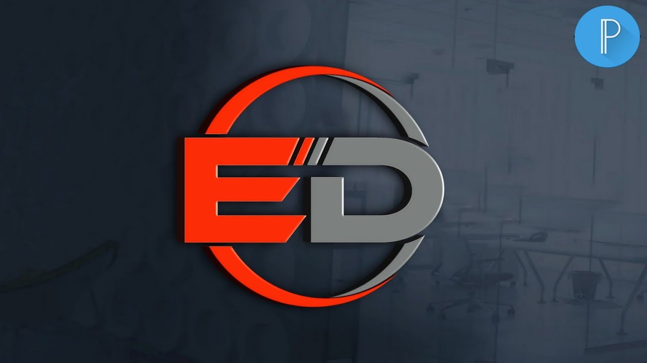 E D Creative Logo Design In Pixellab Android | How Do I Design a Logo ...