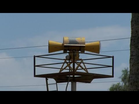 Phoenix AZ siren system photos. - YouTube