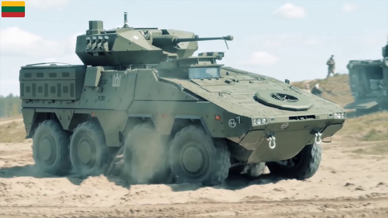 Lithuanian Army to receive 27 new version of Boxer vehicles - YouTube