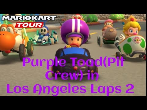 Mario Kart Tour -Purple Toad(Pit Crew) - YouTube