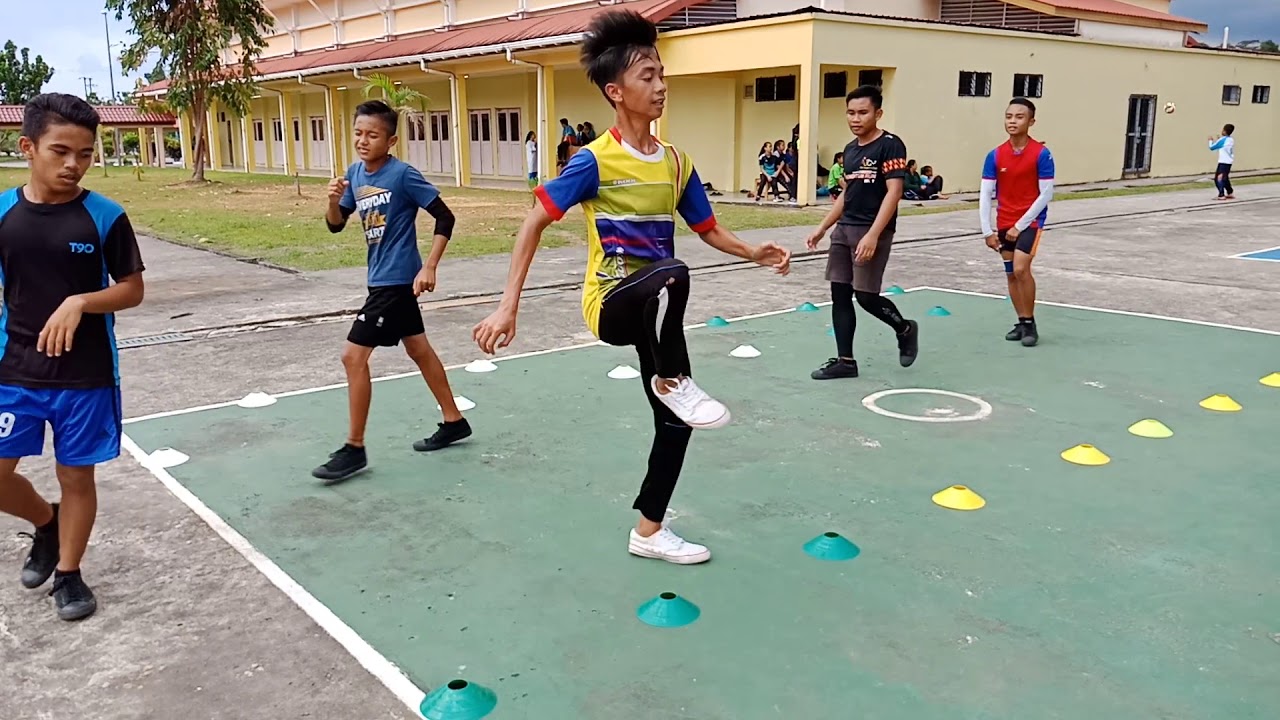 SEPAK TAKRAW || WARMING UP AND AGILITY TRAINING - YouTube