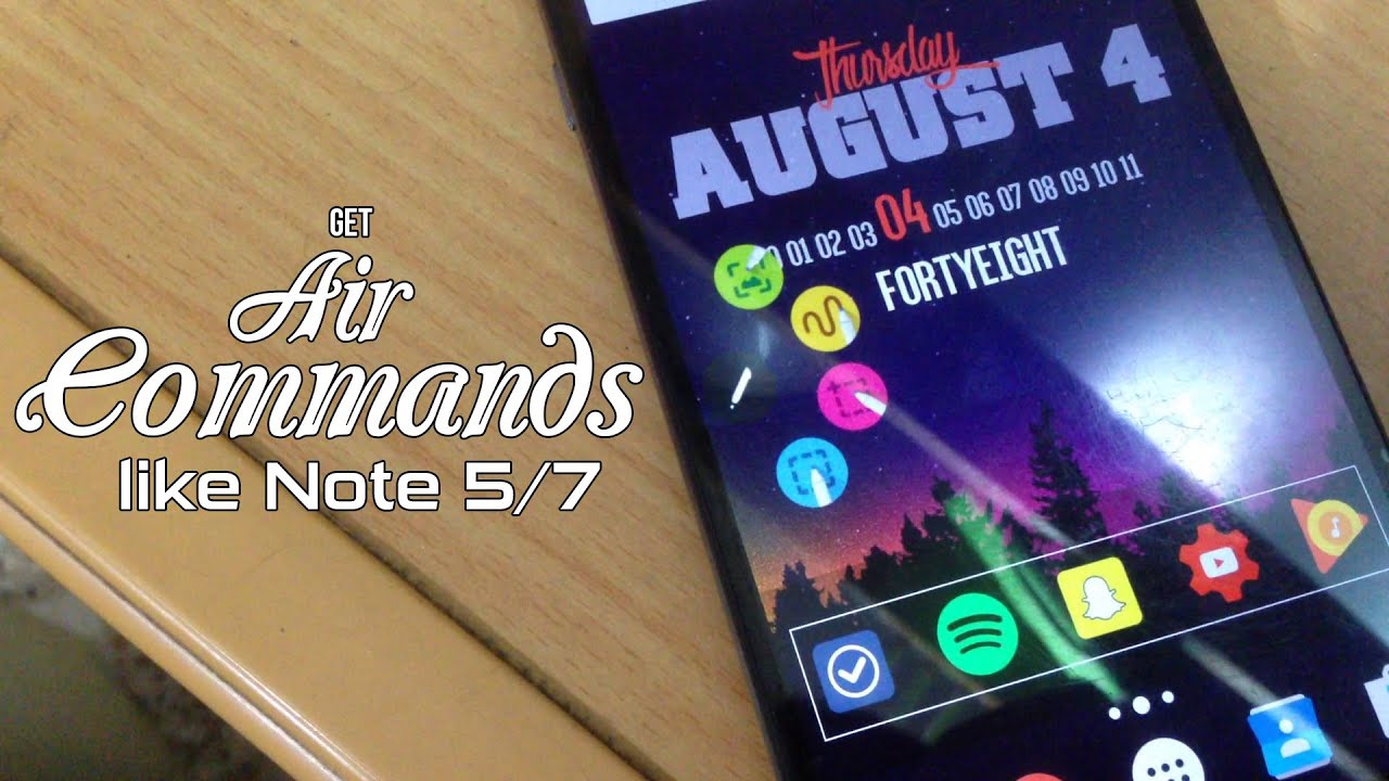 Get Air Commands like Note 7 on any Android Device! [How to] - YouTube