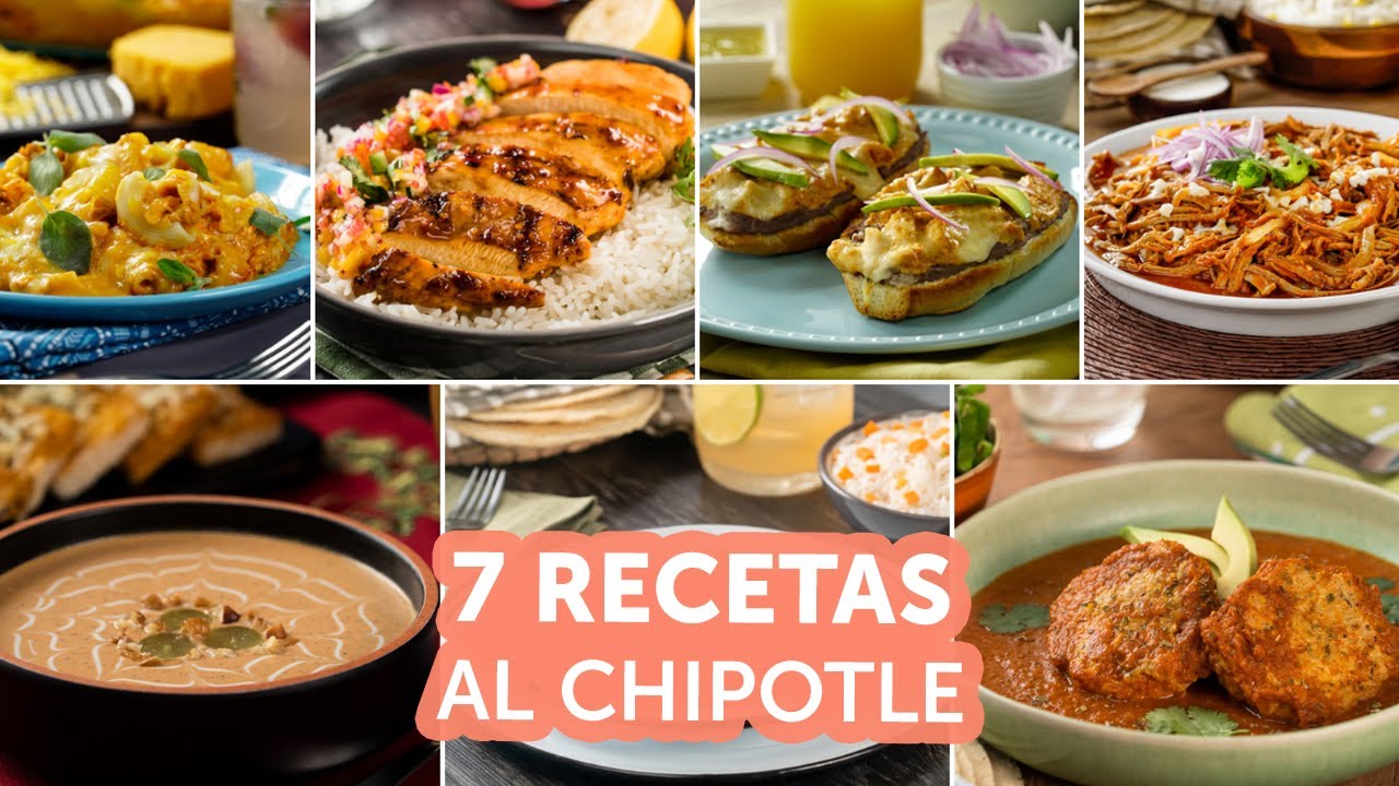 7 recetas al chipotle | Kiwilimón - YouTube
