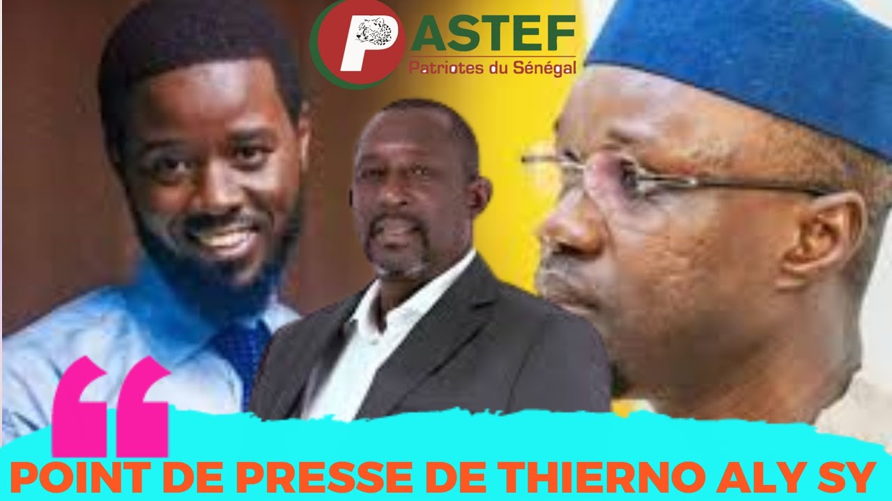 🛑PASTEF : Point de presse de Thierno Aly Sy #diomayeprésident # ...