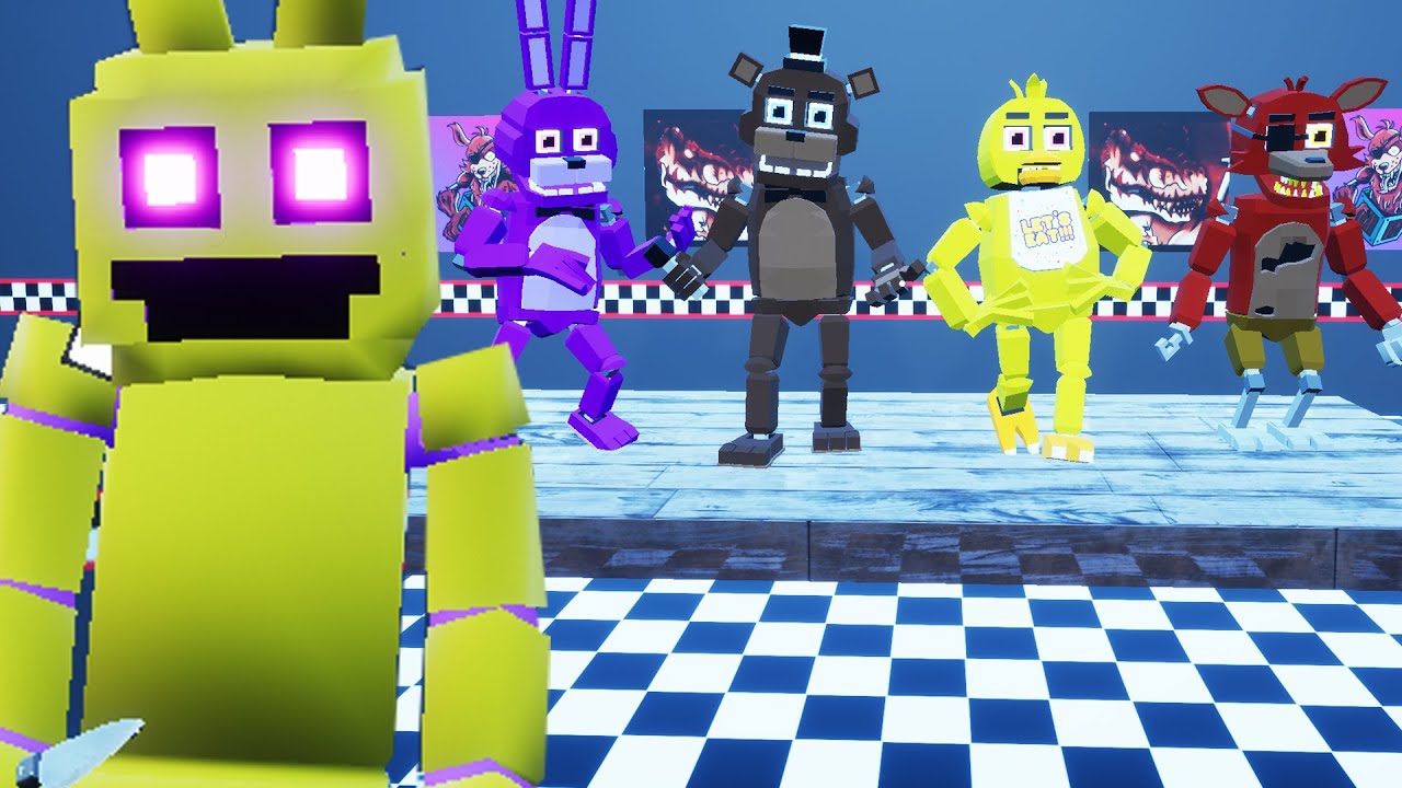 *NEW* I BOUGHT ALL THE FNAF 1 ANIMATRONICS AND THEY WENT CRAZY ON THE ...