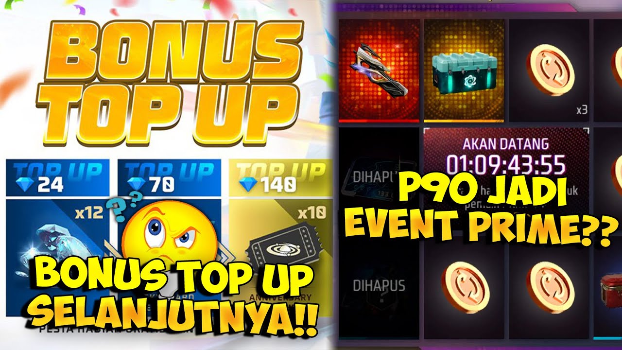 BONUS TOP UP FF SELANJUTNYA !! Bocoran Toko Prime Selanjutnya & Bahas ...