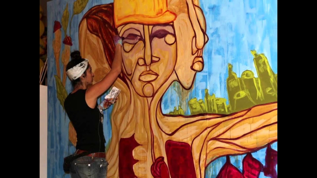 Gilda Monreal mural - UFCW Canada - YouTube