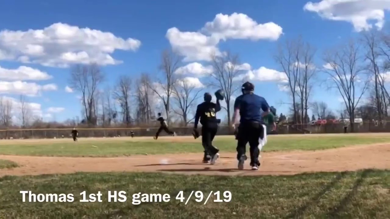 1st HS game freshman year 2019 - YouTube