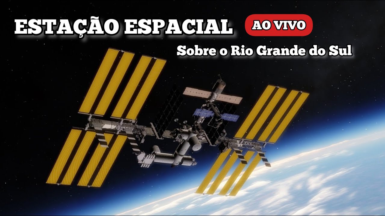 AO VIVO - Estação Espacial ISS no Sul do Brasil - Forte brilho no Céu ...