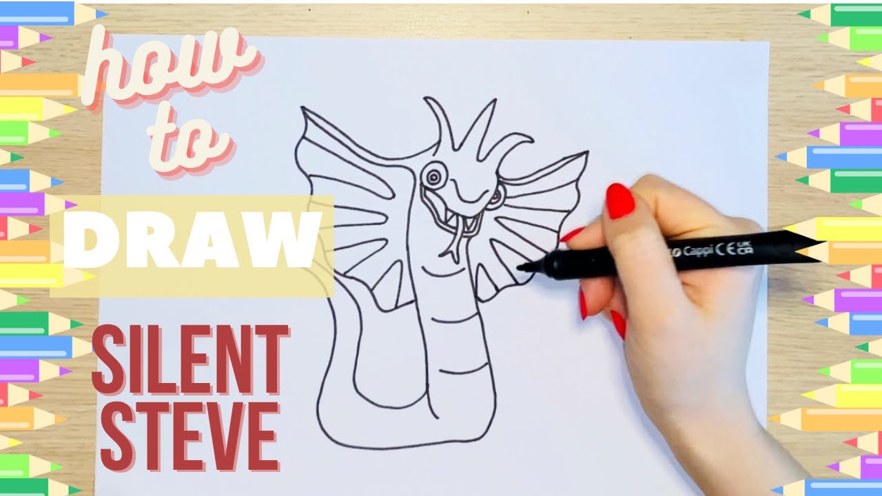 Silent Steve Garten of banban 3/How to draw&color - YouTube