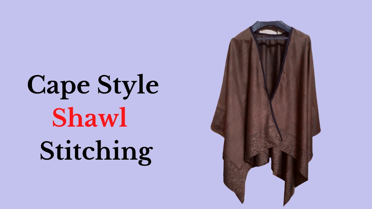 Very easy Cutting and Sewing a cape: How to do it Correctly - YouTube