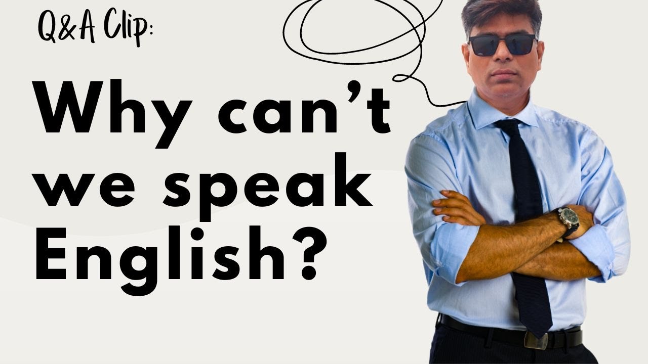 Why we understand English but CAN'T speak fluently | Short Course - YouTube