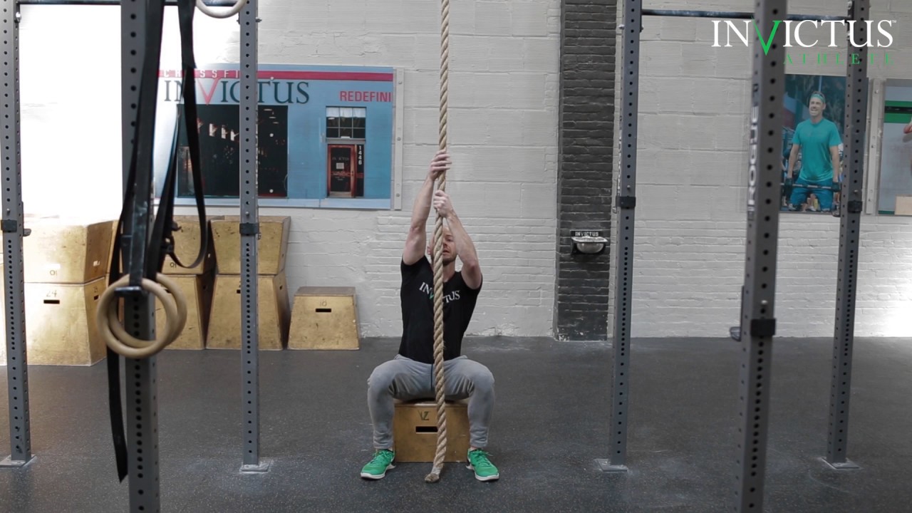 Rope Pull -Up Options (From Floor) | CrossFit Invictus Gymnastics - YouTube