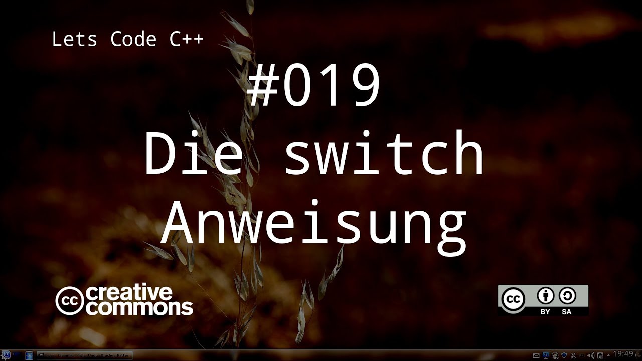 Lets code C++ (019): Die switch-Anweisung - YouTube