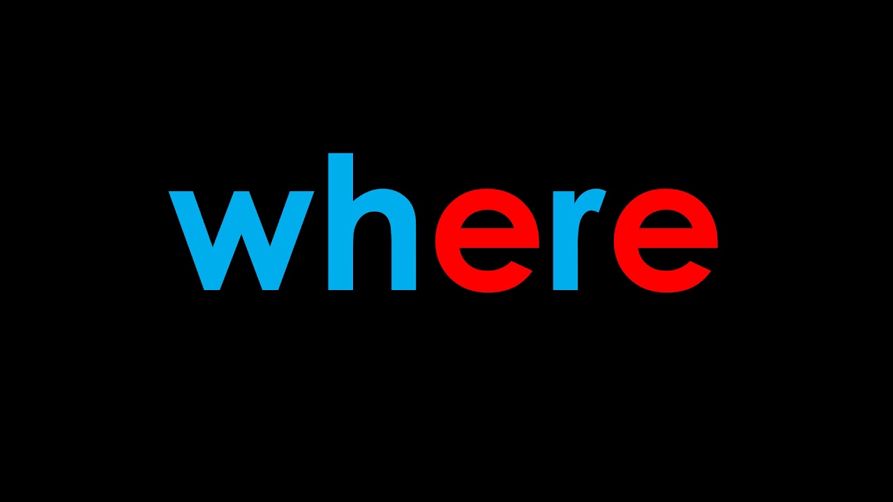 Sight Word Where YouTube sight-word-where-youtube