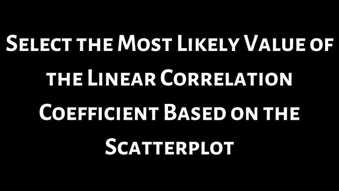 Linear Regression Equation Correlation Coefficient Linear Regression Equation Correlation Coefficient