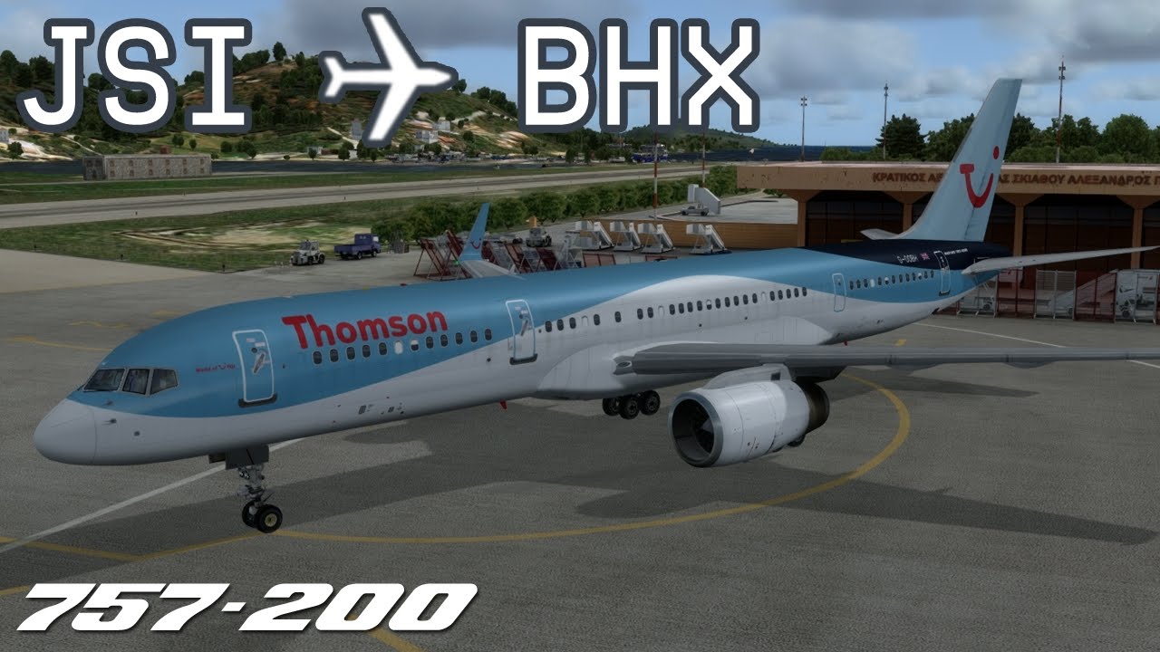 [P3D] Skiathos to Birmingham | TOM7535 | Thomson Airways | QualityWings ...