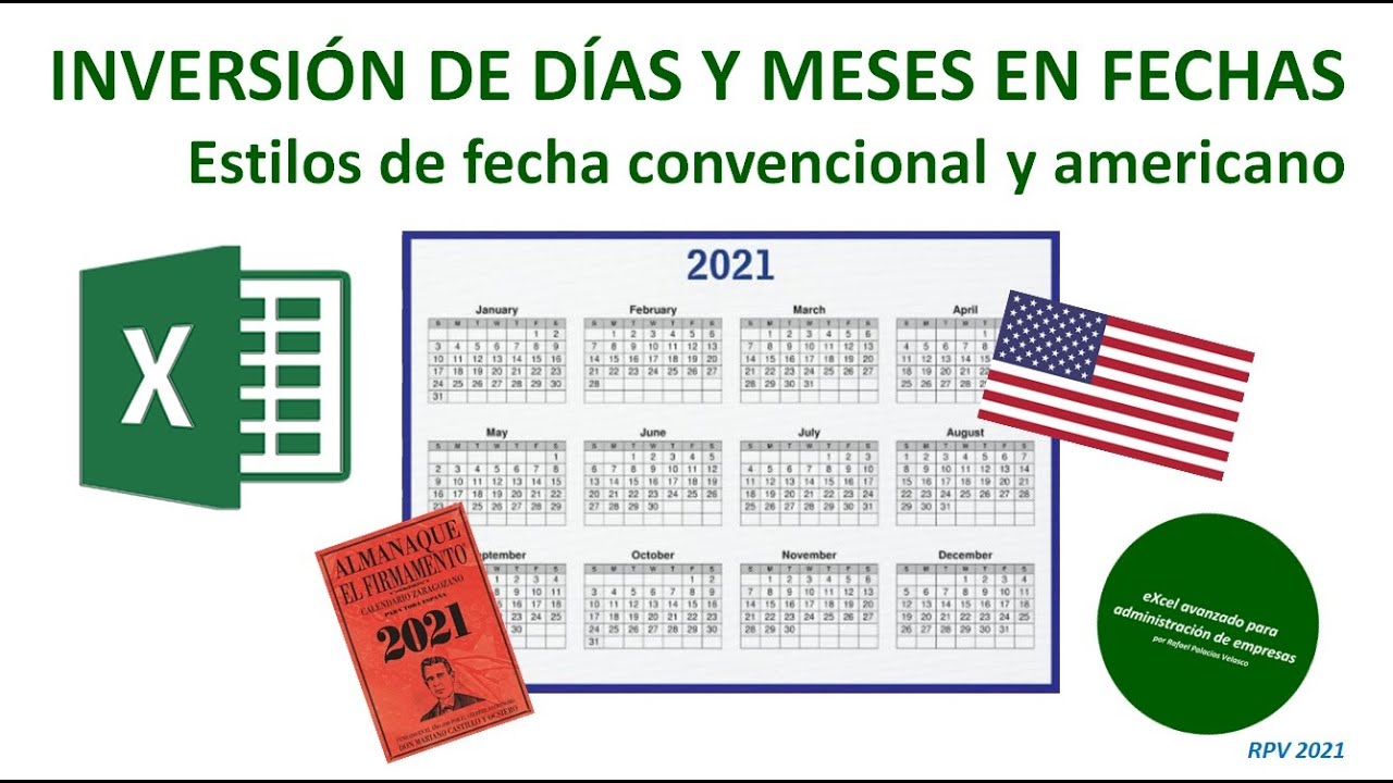 Inversión de días y meses en fechas: fechas en estilo americano y ...