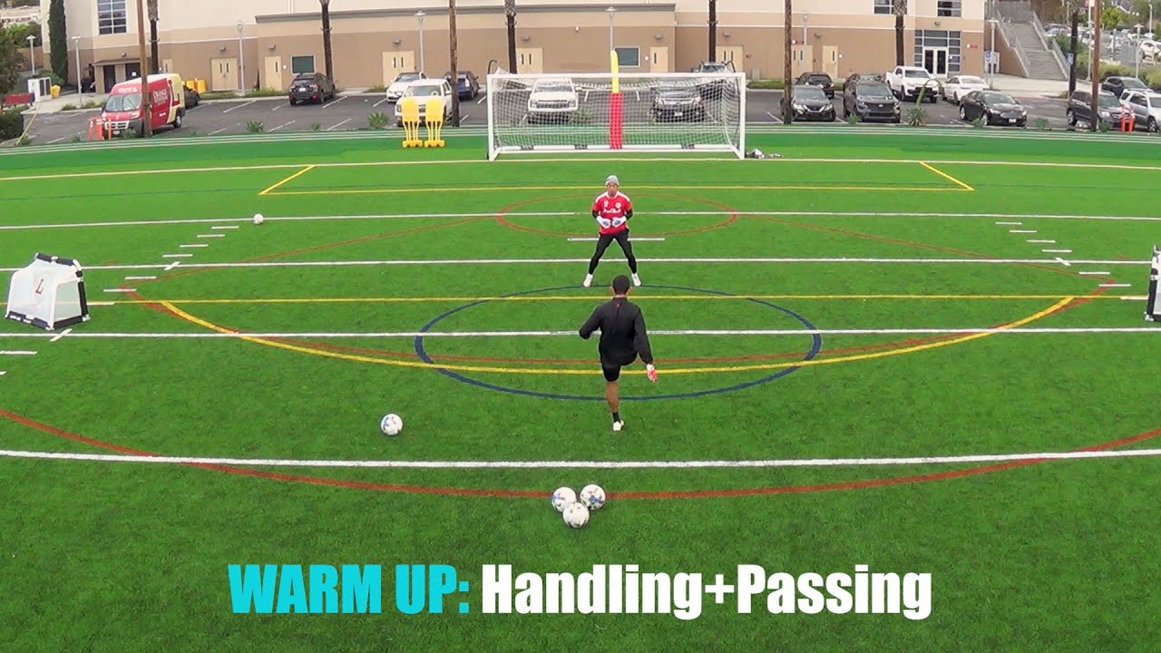 Goalkeeper Training with a Professional Goalkeeper - YouTube