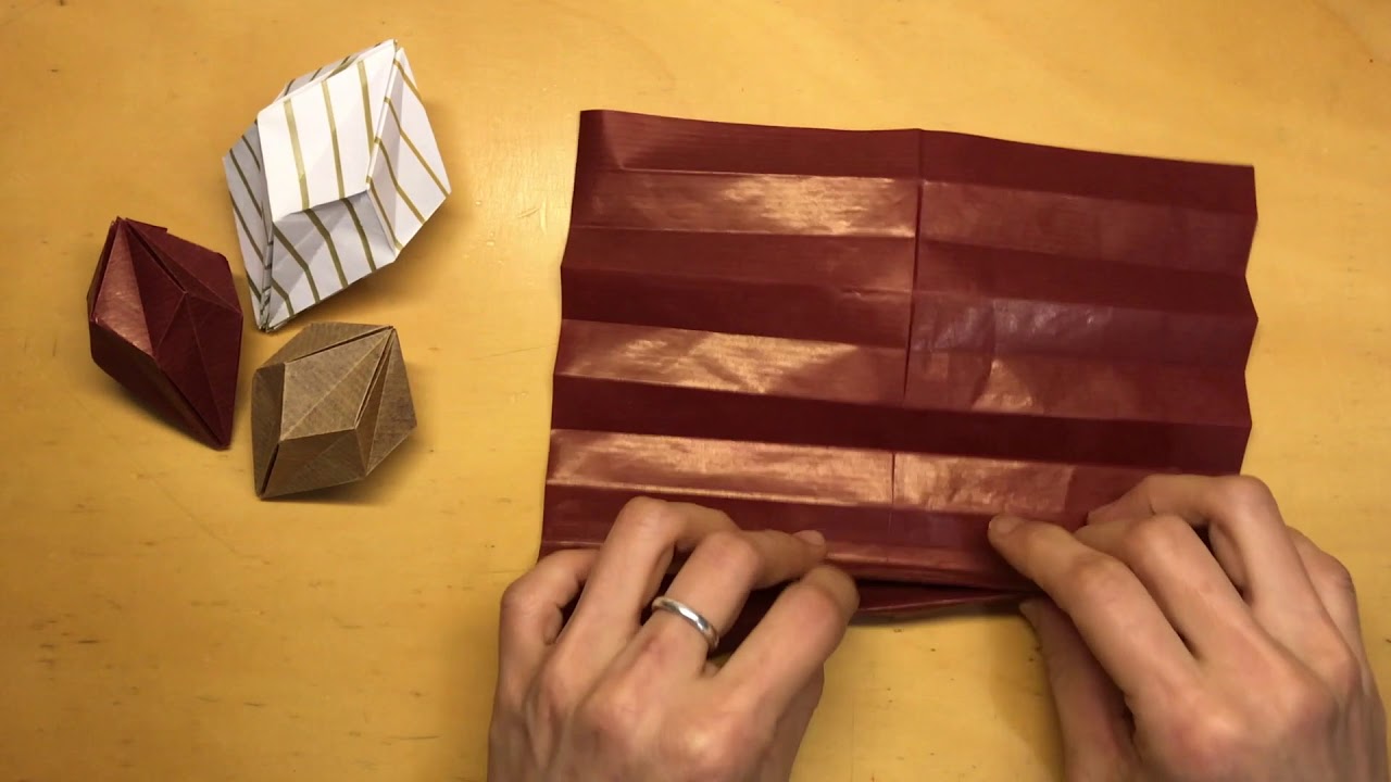 How to make a paper diamond step by step - YouTube
