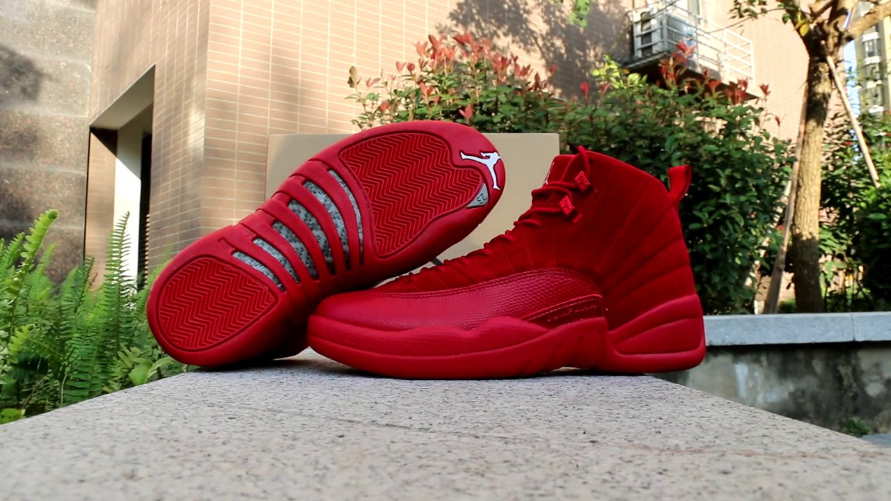 Air Jordan 12 Red Suede HD Review From Trade666a.cn Daniel Ke - YouTube