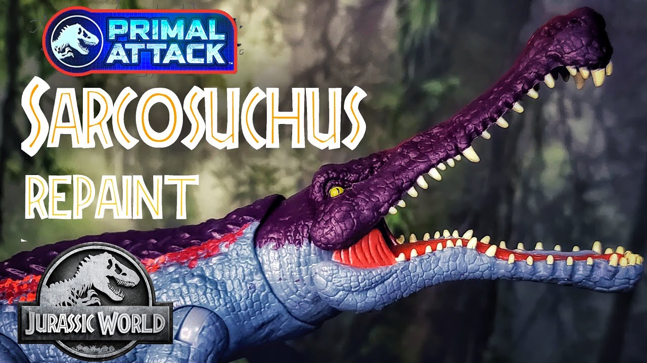 Sarcosuchus Repaint - YouTube