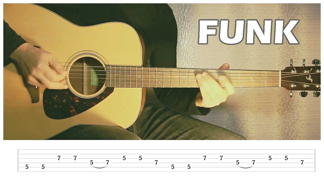 Beginners Funk Guitar Lesson - YouTube