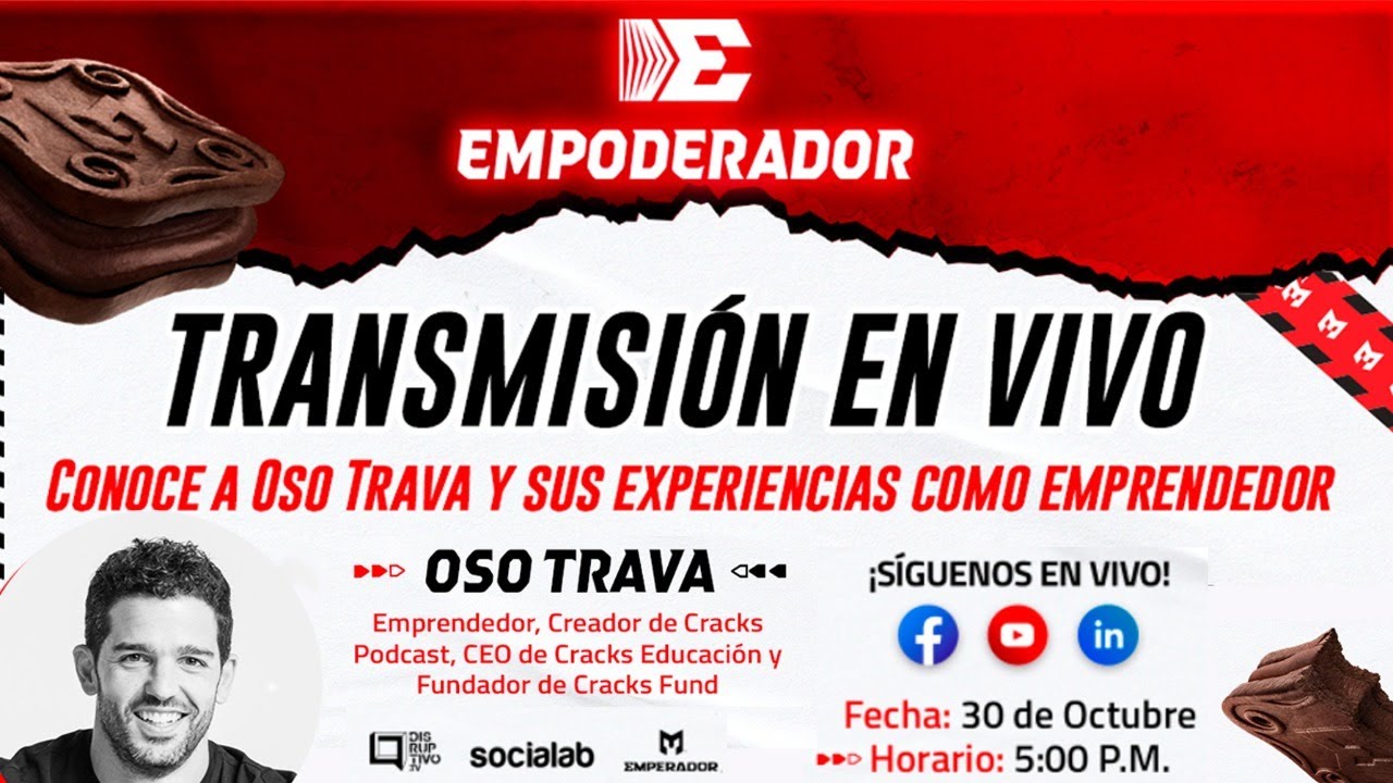 Máster Class de emprendimiento con Oso Trava, by Emperador - YouTube
