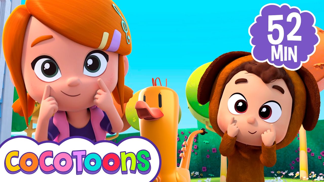 Cabeza, hombro, rodillas y pies y más canciones @Lea y Pop | Cocotoons ...