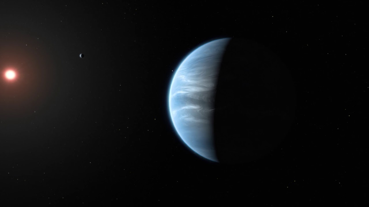 Animation of Exoplanet K2-18b (Artist’s Impression) - YouTube