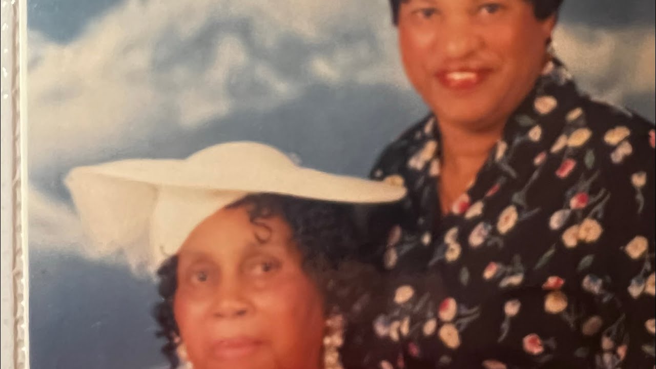 Aunt Lu telling me history about my Grandmother which is her mother ...