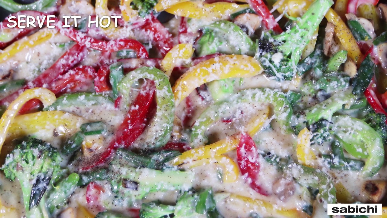 Make delicious Veggie fry using Sabichi products - YouTube