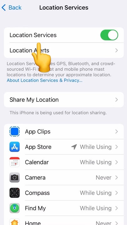 Turn on/off Location Services on iPhone 📲 Hide Location in iPhone Settings |Enable/Disable ...