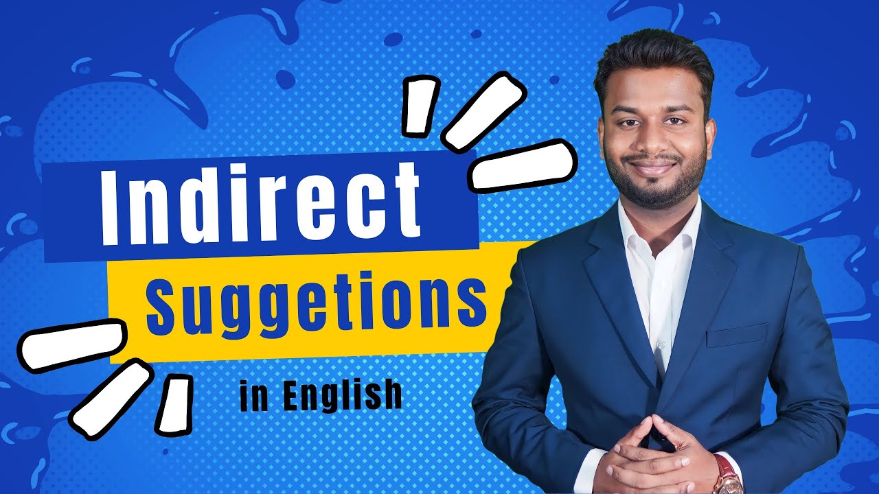 How to Give Indirect Suggestions in English | Spoken English - YouTube