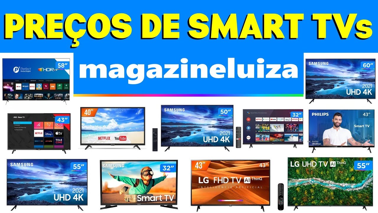 MAGAZINE LUIZA Preços de Smart Tvs - Ofertas do dia Magazine Luiza ...