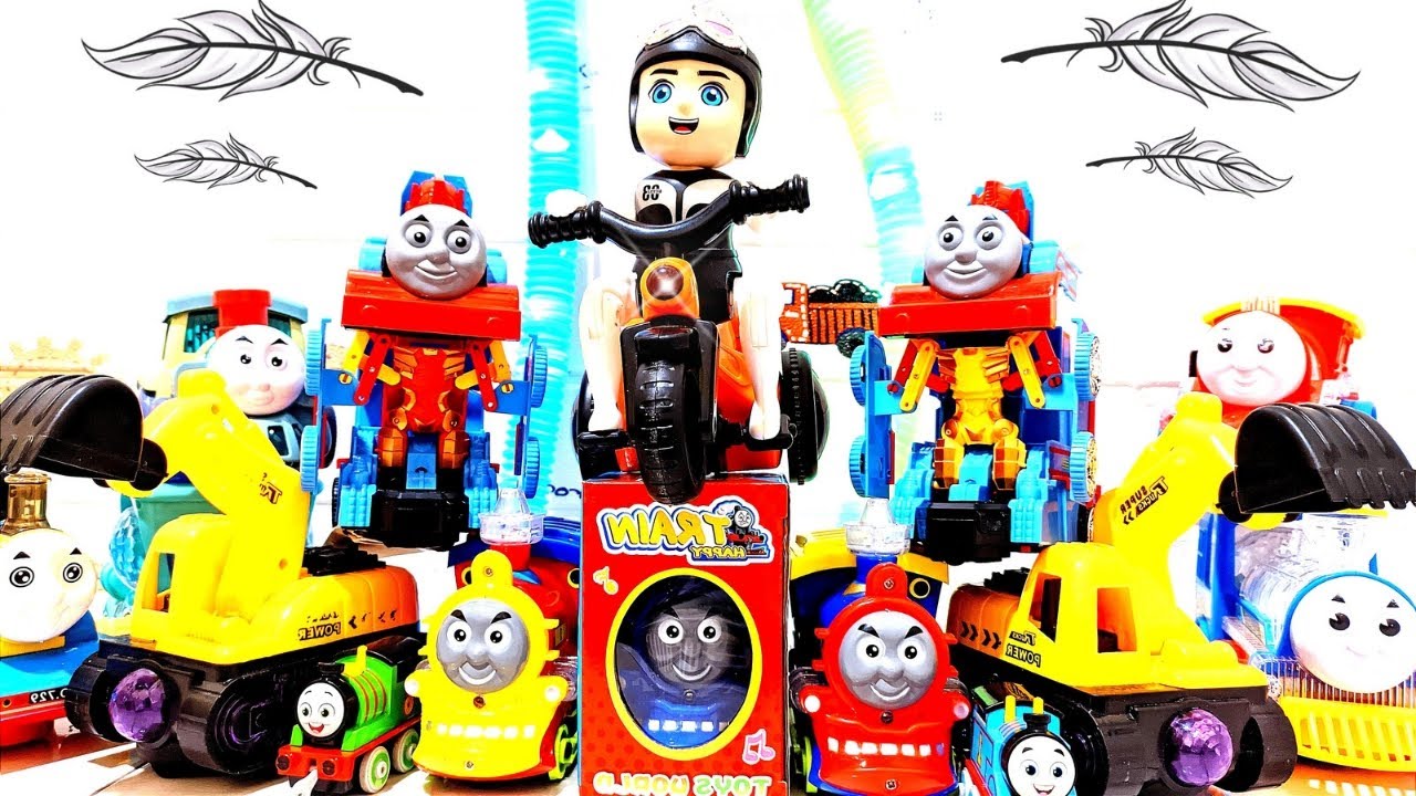 Wow!! 🤩 Thomas and Friends, Cartoon train, Sepeda dancing, Robot Thomas ...