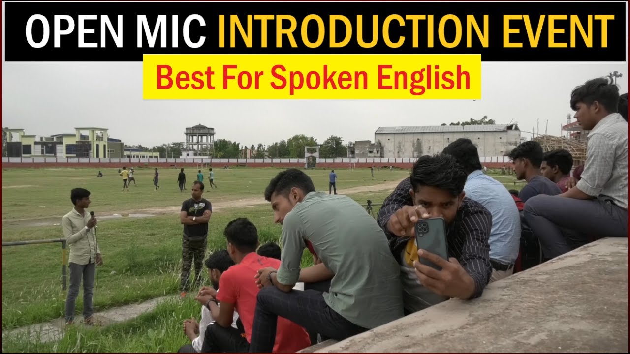 Open Mic self Introduction Program | Beginners Spoken English Activity ...