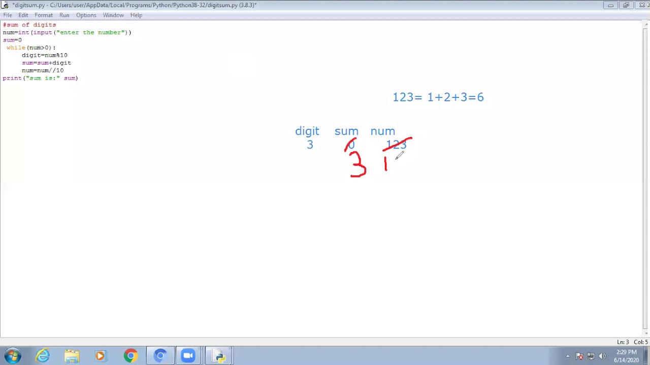 Sum Of Digits In Python YouTube sum-of-digits-in-python-youtube