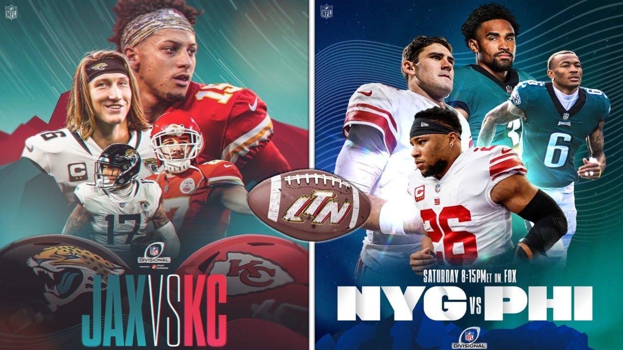 Divisional Round Saturday Doubleheader OVERTIME | JAX vs. KC | NYG vs ...