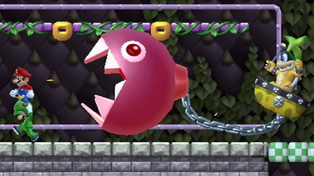 New Super Mario Bros Wii - All Bosses (2 Players) - YouTube