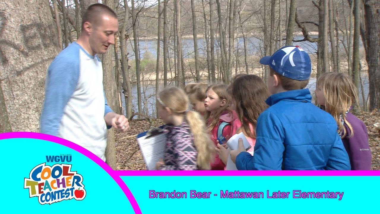 Cool Teacher Brandon Bear, Mattawan Later Elementary - YouTube