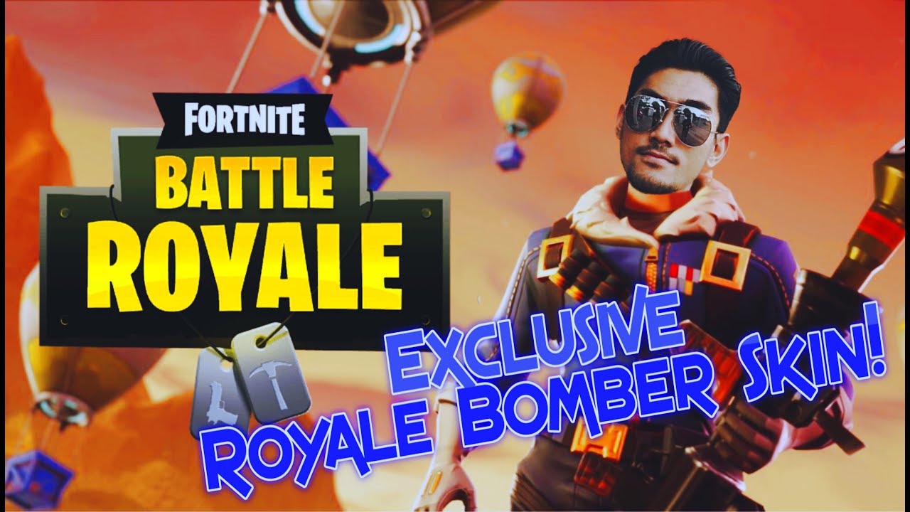 FORTNITE with RezZaDude - ROYALE BOMBER SKIN! - YouTube