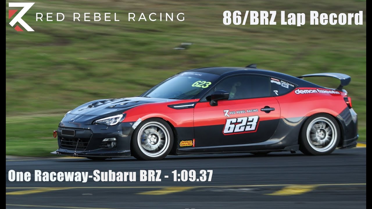 One Raceway - Subaru BRZ -1:09.37 - New Lap Record - YouTube