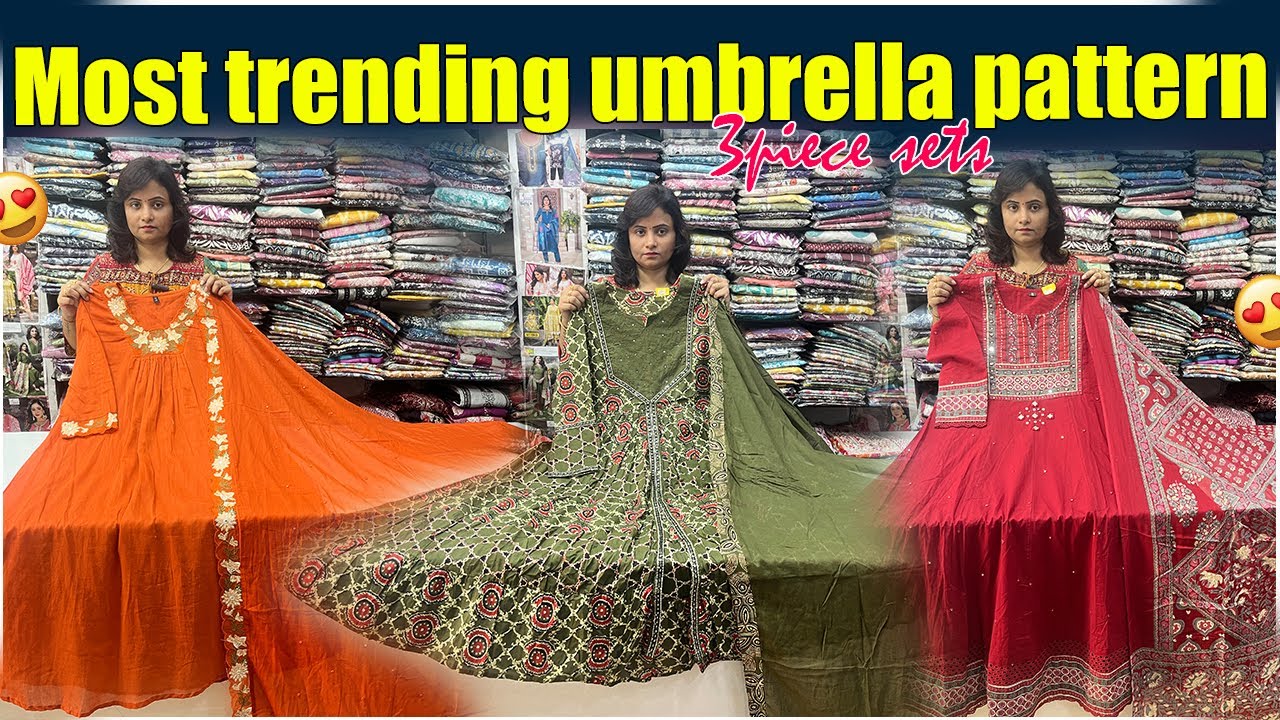 Trending umbrella pattern 3pc set’s |@kavyafashions6458 - YouTube