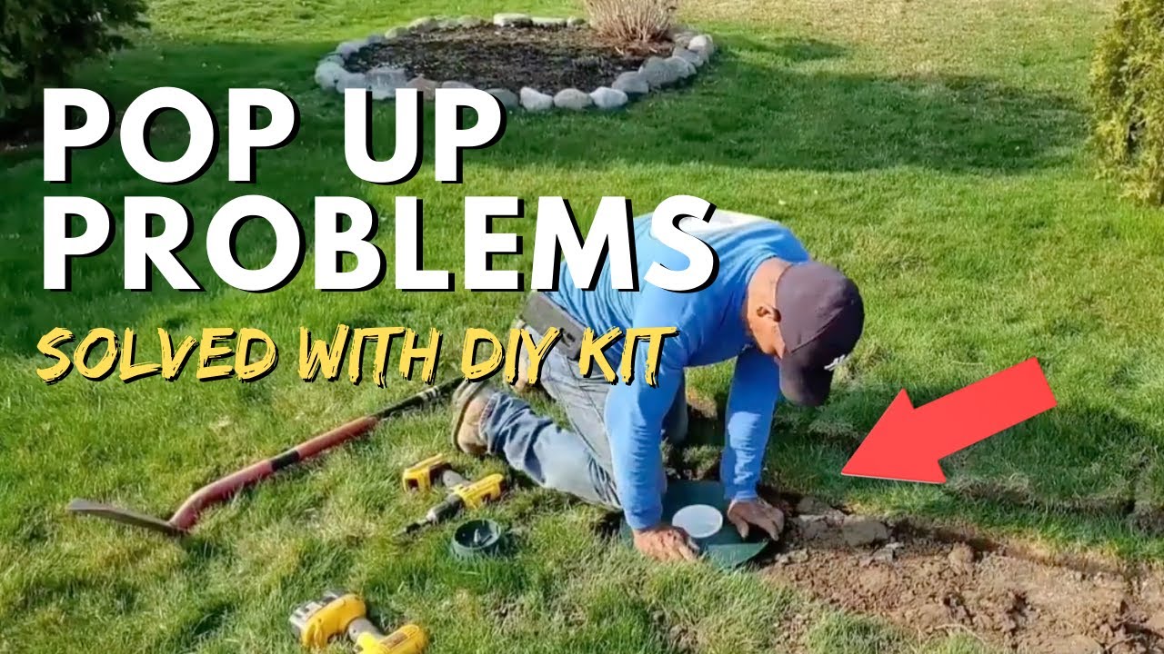 Stop Grass From Growing Over Pop Up Emitter with Turf Restrictor Kit ...